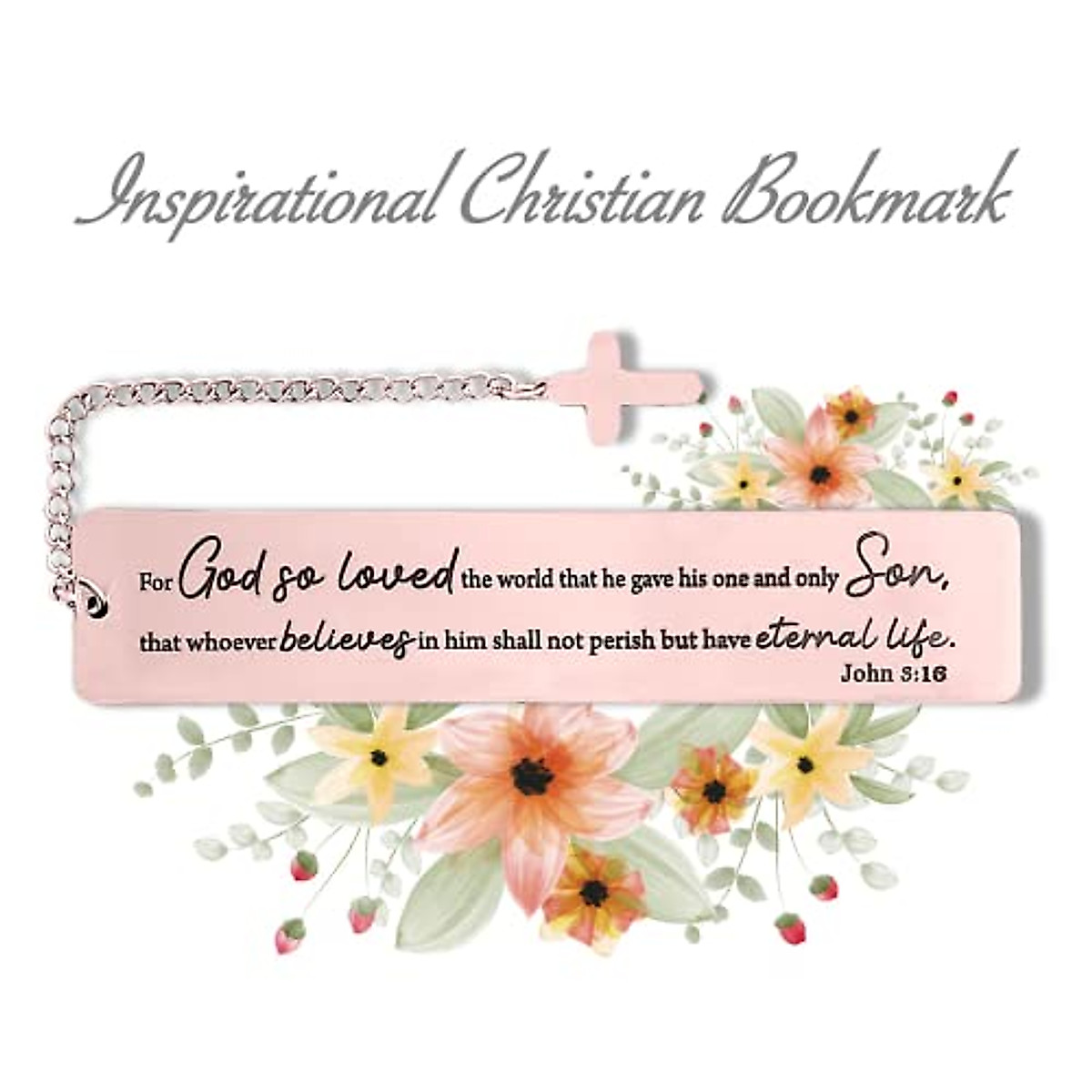 FoxForest Bible Bookmark, Christian Bookmarks for Kids, Bible Bookmarks for Kids, Bookmark for Bible, Bible Book Markers (God Gave His Son)