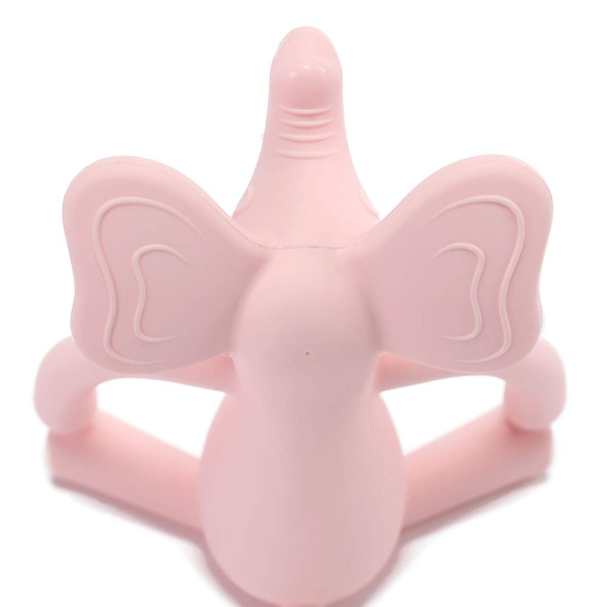 Baby Teether, Food Grade Silicone Baby Teething Toy, Infant teether chew Toy, Natural Organic, BPA Free, Multi-Texture Design Mushroom Teether, for Toddlers