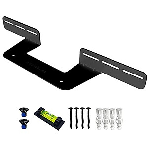 Soundbar Mount for Sonos Beam Compatible with Generation 1 & 2 Sonos Beam Sound Bar Includes All Necessary Mounting Hardware, Mounts Bracket, Black