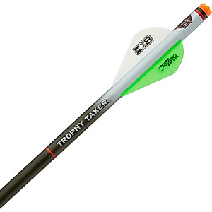 Trophy Taker Shrink Fletch - White Tube / 2 Neon Green & 1 White Blazer Vanes T2230 Multi One Size