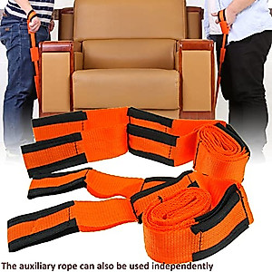 Moving Straps, Lifting Straps for Moving Furniture,2-Person Lifting and Moving System, 2 Straps and 2 Vests for Carry Heavy Furniture