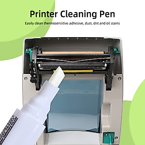 Thermal Printer Printhead Cleaning Pen for Thermal Receipt Shipping Label POS Card Printer Cleaner 4pcs