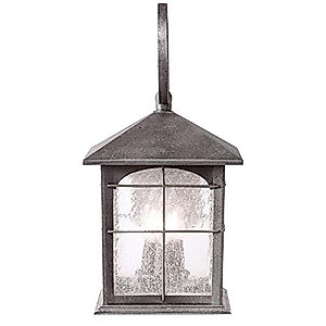 Home Decorators Collection Brimfield 3-Light Aged Iron Outdoor Wall Lantern