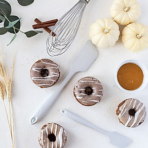 GIR: Get It Right - 10 Piece Silicone Utensil Set - Ladle, Spatulas, Flip, Spoons, Whisk, Potato Peeler & Spoonula, Heat Resistant, Dishwasher Safe, Kitchen Utensil, Baking Supplies - Red