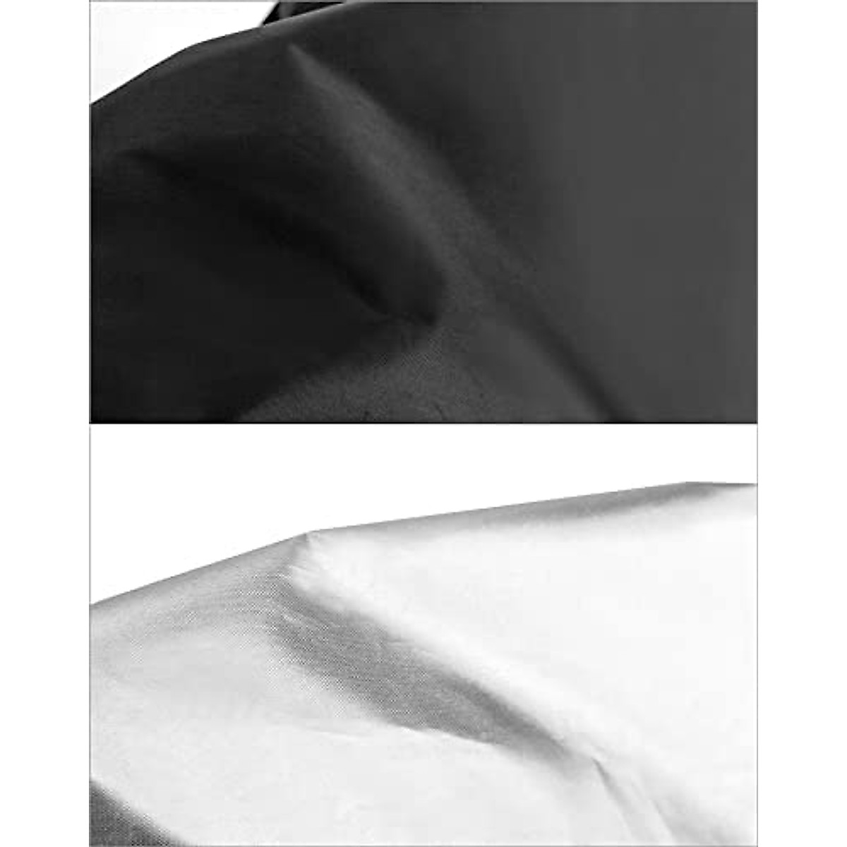 QWORK Heavy Duty Industrial Fan Cover - Waterproof and UV Resistant - 2 Pack Compatible with 24" High-Velocity Drum Fan and Floor Fan