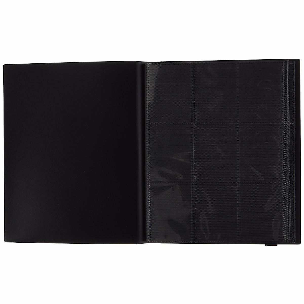 BCW Pro-Folio 9-Pocket Card Album - Black | Archival Safe, Side-Loading Trading Card Binder | Premium Collectible Storage Solution for Trading Cards, TCG, Sports Cards, and More - 360-Card Capacity