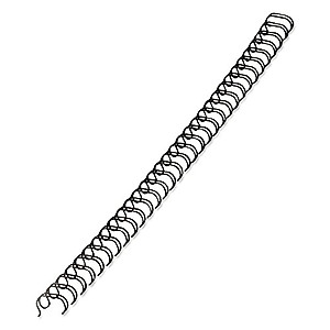 Fellowes 52539 Double-Loop Wire-Binding Combs, 1/4-Inch, 35 Sht Cap,25/Pk, Bk