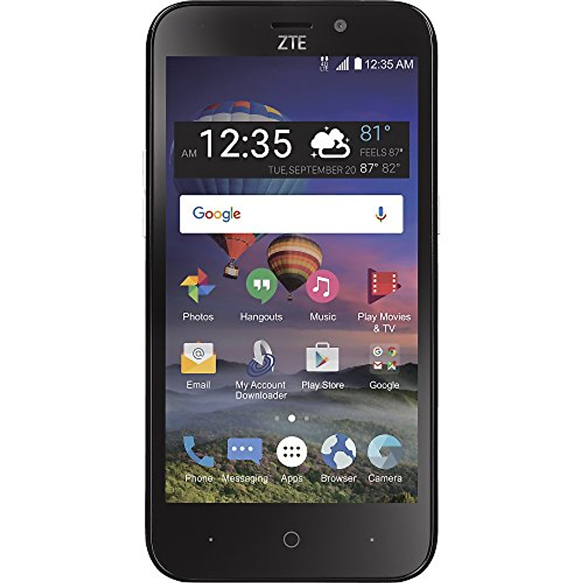 Total Wireless Zfive 2 Prepaid Carrier Locked - 5" Screen - 8GB - Black (U.S. Warranty)