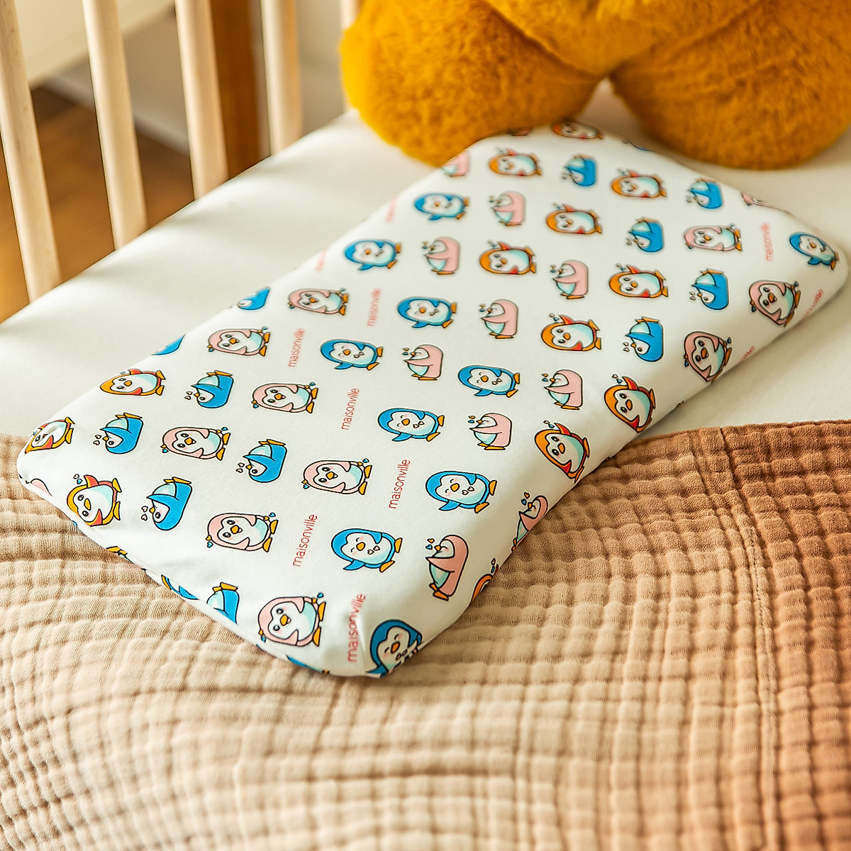 Memory Foam Toddler Pillow for Kids – 2x Cute Pillowcases for Comfort, Support & Convenience – Hypoallergenic, Breathable, Oeko-Tex Certified, Eco-Friendly – Make Bedtime a Playful Journey