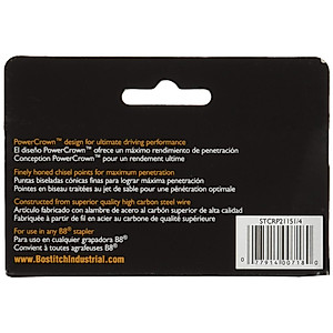 Value Pack of 6 Boxes Stanley Bostitch B8 Powercrown Premium 1/4" Staples (Stcrp21151/4)