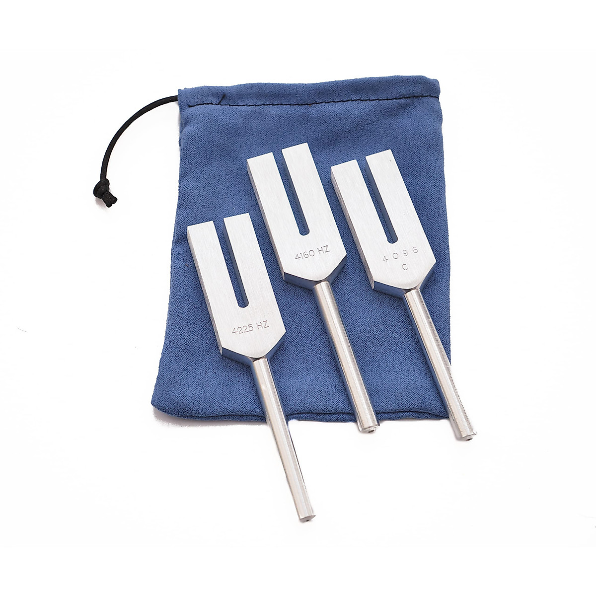 Angel Tuning Forks for Healing, 4160 hz, 4225 hz & 4096 hz (aka Crystal Tuner), Connect with Higher Energies and Frequencies, Made in the USA