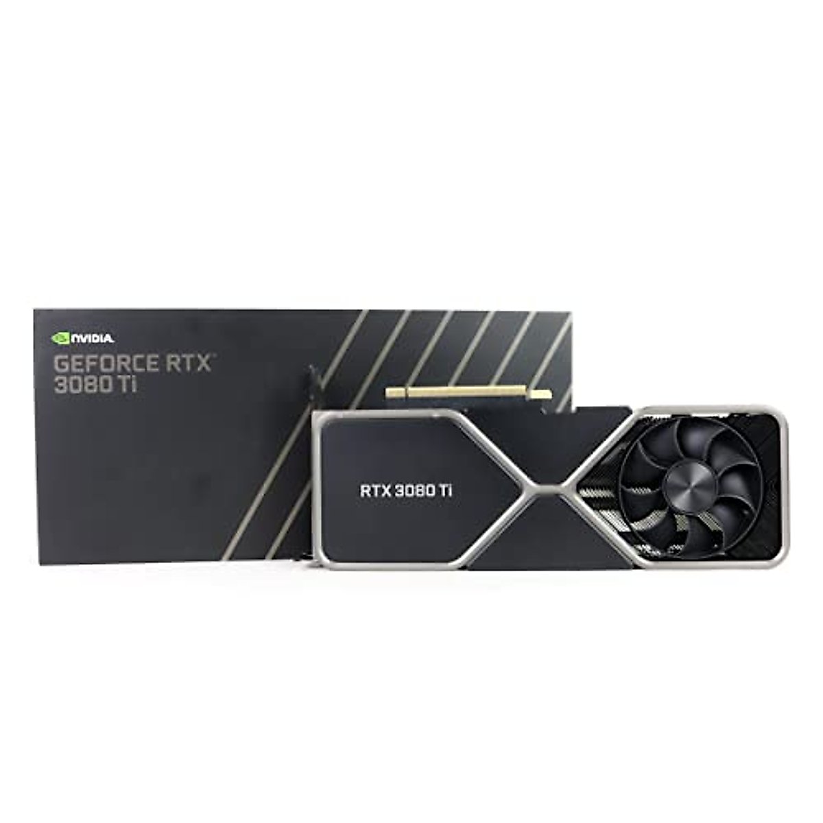Geforce RTX 3080 Ti 12GB GDDR6X PCI Express 4.0 Graphics Card Titanium and Black