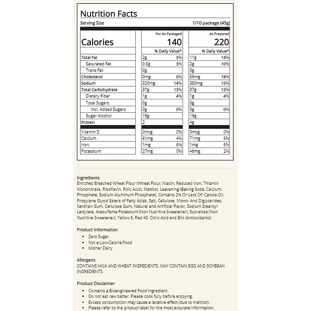 Pillsbury Zero Sugar Dessert Mixes Bundle Includes Sugar Free Brownie, Devil's Food and Yellow Cake Mixes and Vanilla and Chocolate Fudge Frostings Plus Favoricks Cake Baking Tips Card