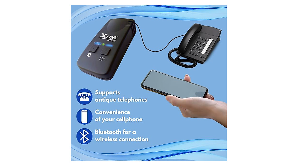 Xtreme Technologies XLink BT HD Bluetooth Adapter for Home Phones