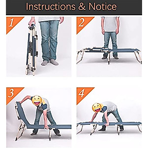 tiyiawi Patio Lounge Chair, 4-Fold Portable Camping Folding Tanning Chair Lightweight Portable Sunbathing Recliner for Outdoor, Lawn, Patio, Beach, Sunbathing, Tanning, Deck with Pillow