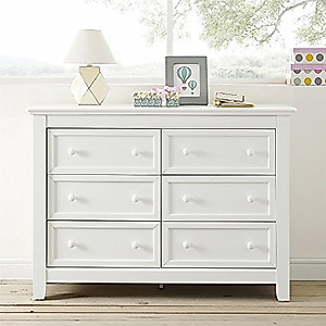Baby Relax Tia 6-Drawer Dresser, White