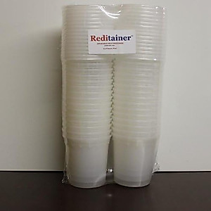 Reditainer 24 oz. Deli Food Containers w/Lids - Pack of 30 - Food Storage