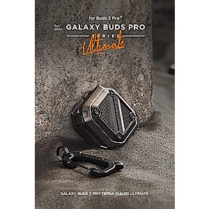 VRS Design Terra Guard Ultimate Buds Case for Galaxy Buds2 Pro (2022), Galaxy Buds 2 Case (2021), Galaxy Buds Pro (2021), Buds Live Case (2020)