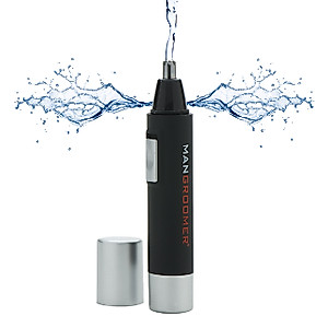 The Super Stud 2 Product Back and Nose Grooming Bundle by MANGROOMER – Bundle Includes The Essential Back Hair Shaver and Professional Nose and Ear Hair Trimmer