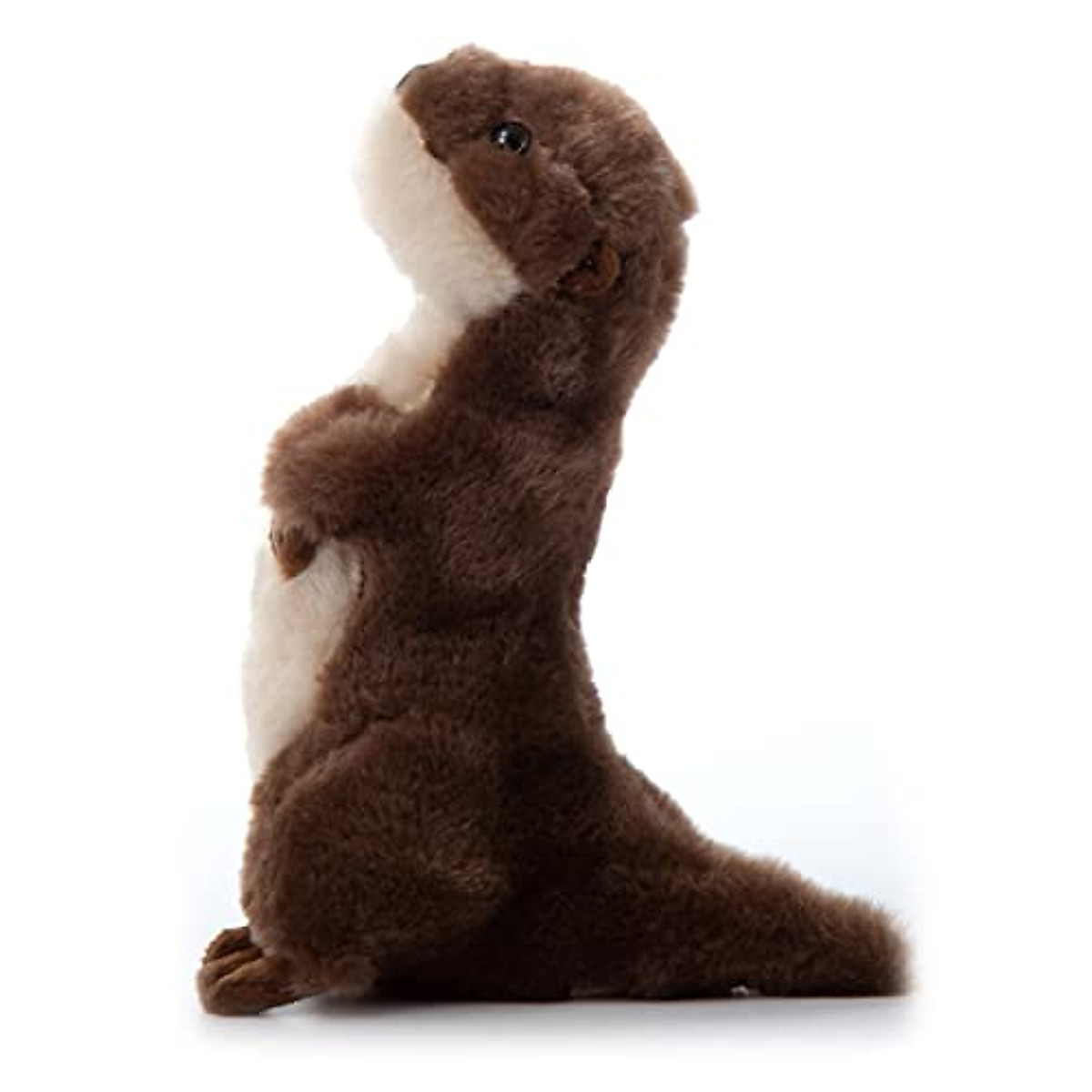 The Petting Zoo River Otter Stuffed Animal Standing, Gifts for Kids, Wild Onez Zoo Animals, River Otter Plush Toy 10 inches