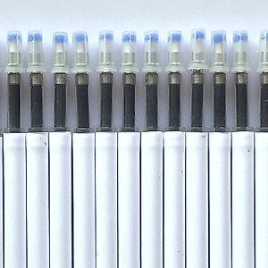 sencoo 24 Pack Erasable Black Gel Ink Pen Replace Refills 0.5mm Retractable Liquid Gel Pen Refills