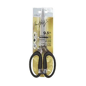 Tonic Studios 107E 9.5-inch Tim Holtz Titanium Shear, Maroon