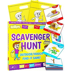 GOTROVO Scavenger Hunt Game for Kids Seek and Build 1st Edition | Kids Indoor and Outdoor Activities for Kids Ages 4-8 | Easter Scavenger Hunt