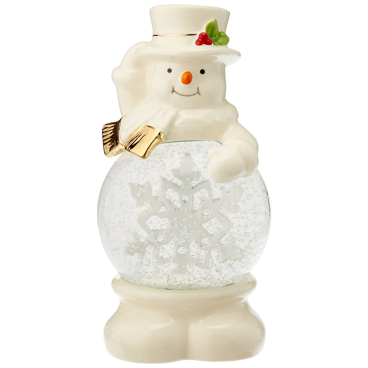 Lenox Let it Snow Snowman Snowglobe