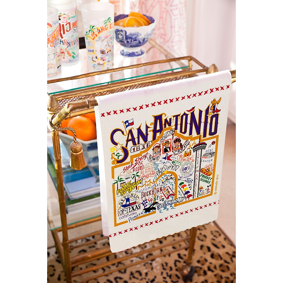 Catstudio San Antonio Dish & Hand Towel | Great for Kitchen, Bar, & Bathroom