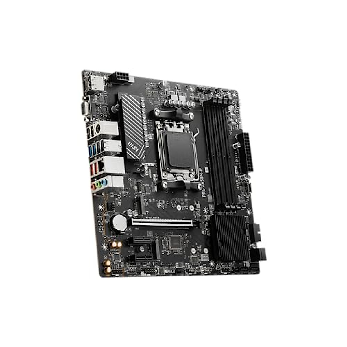 MSI PRO B650M-P ProSeries Motherboard (AMD AM5, mATX, DDR5, PCIe 4.0, M.2, SATA 6Gb/s, USB 3.2 Gen 2, HDMI/DP, AMD Ryzen 7000 Series Desktop Processors)