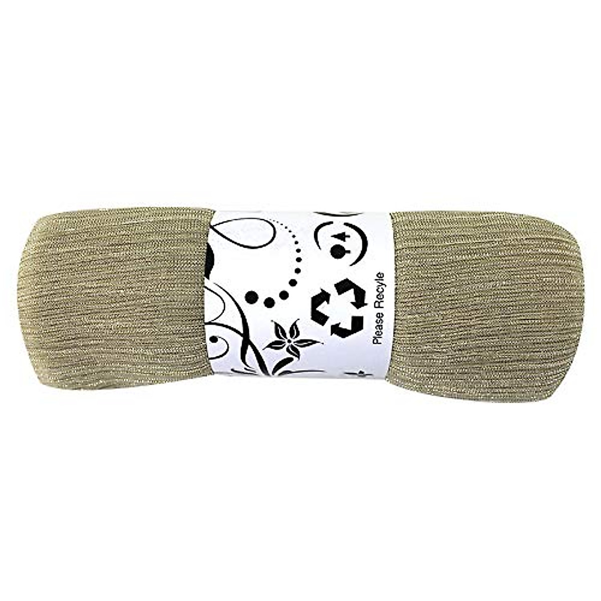 Lightweight Muslim Hijab Cap Solid Color Thick Silk Muslim Scarf (Gold 2)