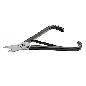 The Beadsmith Metal Plate Shears – 7 inches (178mm) – Steel Blades – Comfort Grip with Single-Leaf Spring Handle – Tool for Cutting Stamping Blanks, Sheet Metal (Up to 20 gauge) and Craft Wire