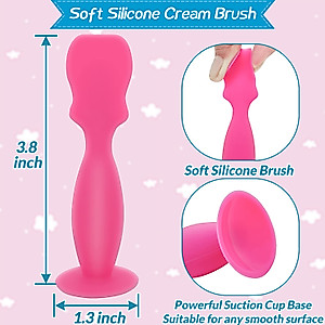 Baby Diaper Cream Spatula Applicator,4 Pack Baby Butt Paste Spatulas Made of Soft Silicone,Mini Baby Diaper Rash Cream Brush (Small)