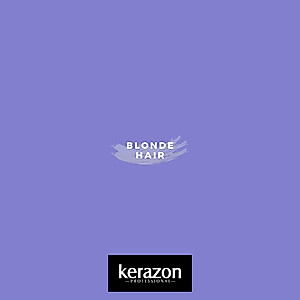KERAZON Blonde Brazilian Hair BTX Treatment Purple Mask Platinum Effect & Silver Hair Providing Smoothing, Deep Hydration, Anti-Brass, Shine, Softness, Volume & Frizz Control