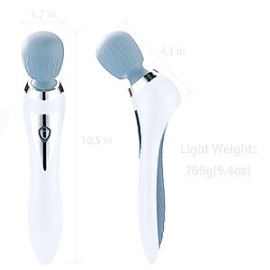 Asopal Handheld Cordless Personal Wand Massager, Muscle Massager for Neck Back Shoulder Waist Leg Feet, Portable Full Body Massager, Tension Relief Use, Rechargeable Body Massager