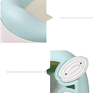 ZYSWP Cartoon Children Toilet, Trainer Chair Soft Splash-Proof Padded Training Seat for Children 1-7 Years Old,Easy Clean