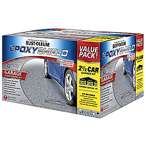 EpoxySheild by Rustoleum 251870 2½ Car Gray Garage Floor Coating Kit2