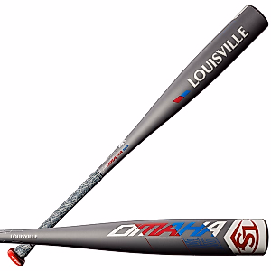 Louisville Slugger 2019 Omaha 519 (-10) 2 3/4" Senior League Baseball Bat, 28"/18 oz