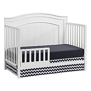 Oxford Baby Nolan/North Bay Crib to Toddler Bed Guard Rail Conversion Kit, Snow White, GreenGuard Gold Certified