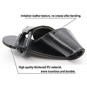 SINYUDUN Knuckle Strap for Oculus Quest 2, Comfortable Touch Controller Grip Accessories, Adjustable PU Leather Wrist Strap (1 Pair)