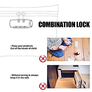 FIREDOG Smell Proof Bag with Combination Lock,6"x9" Odor Proof Pouch Case Container for Travel Storage (Marble Black)