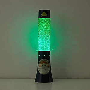 Star Wars: The Mandalorian, Featuring The Child, Glitter Light Up Volcano Lamp