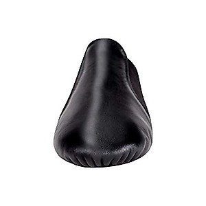 ARCLIBER Unisex Dance Shoes Leather Upper Slip-On Jazz Shoes for Women Men 5.5M Black