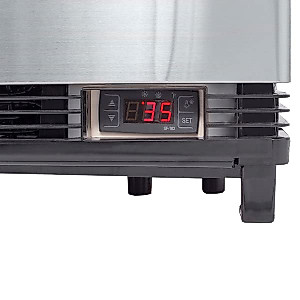 MAXX COLD MECR-32D 4-side Glass Two-Door Merchandiser, Countertop/Floor Refrigerator