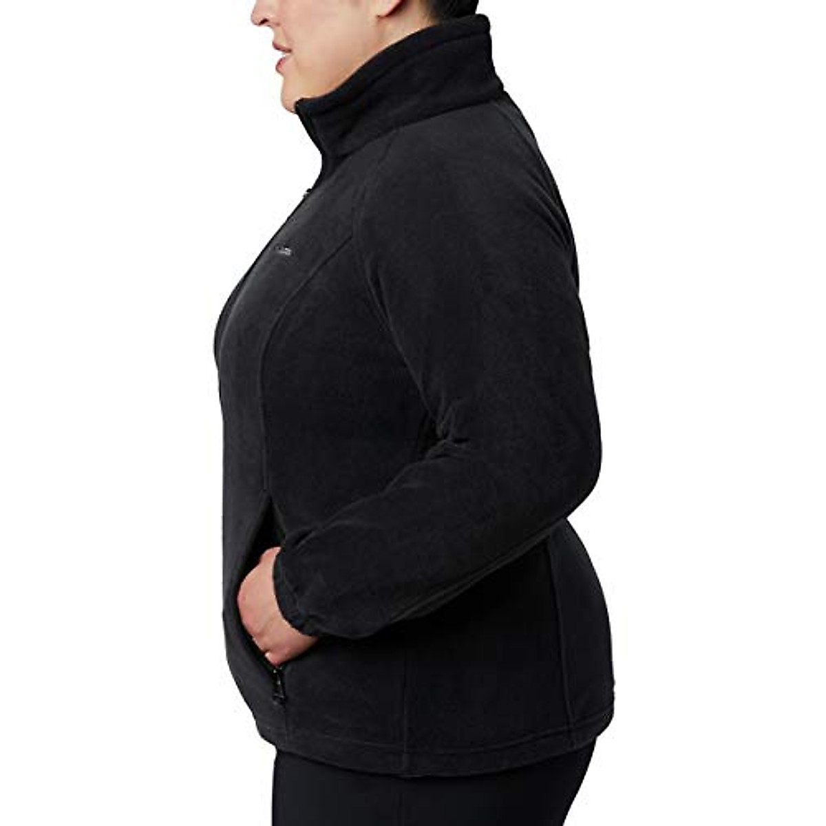 Columbia Women's Benton Springs Full Zip, Black, Petite Small