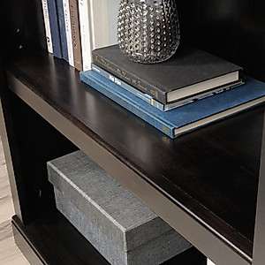 Realspace® 45"H 3-Shelf Bookcase, Peppered Black