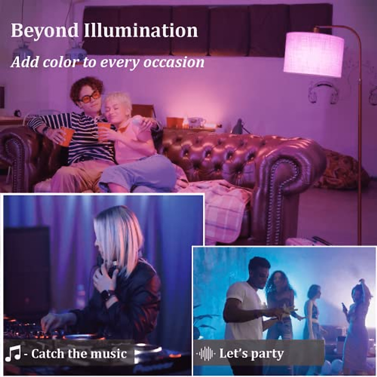 FINNCHY Gold Floor Lamp with Remote Control, Adjustable Height Arc Floor Lamps for Living Room, Modern Gold Standing Lamp Boho Floor Lamp for Bedroom, Smart Dimmable Floor Lamp with 9W LED Bulb