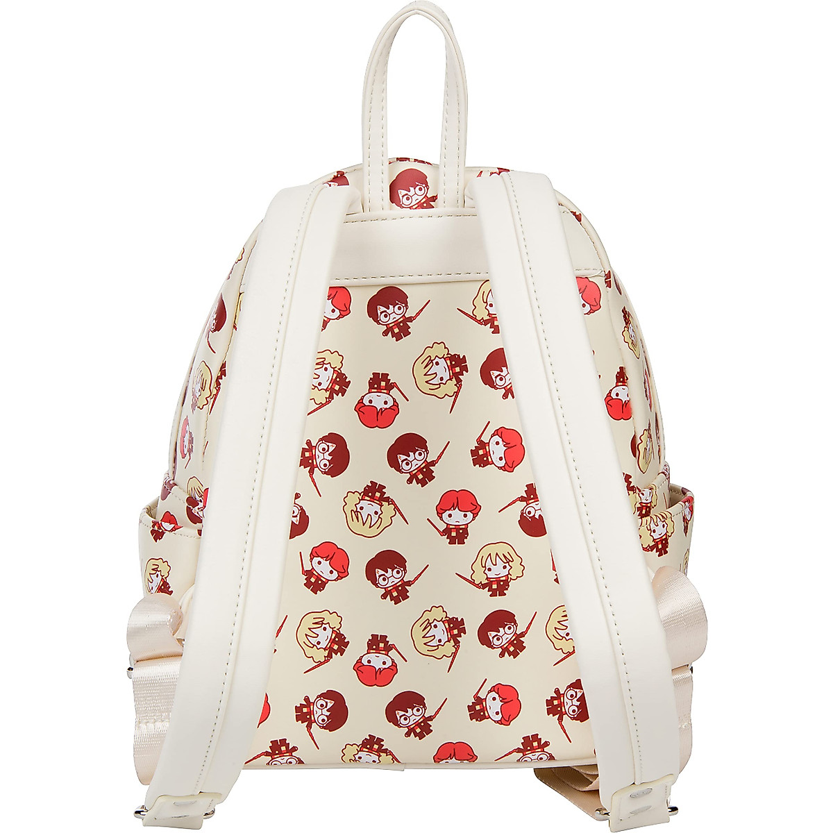 Loungefly Harry Potter Chibi Characters Wands Out All Over Print Mini Backpack