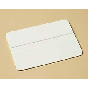 Vinyl Application Squeegee White Color 4 X 3 Inches for Putting up your Vinyl Wall Decals