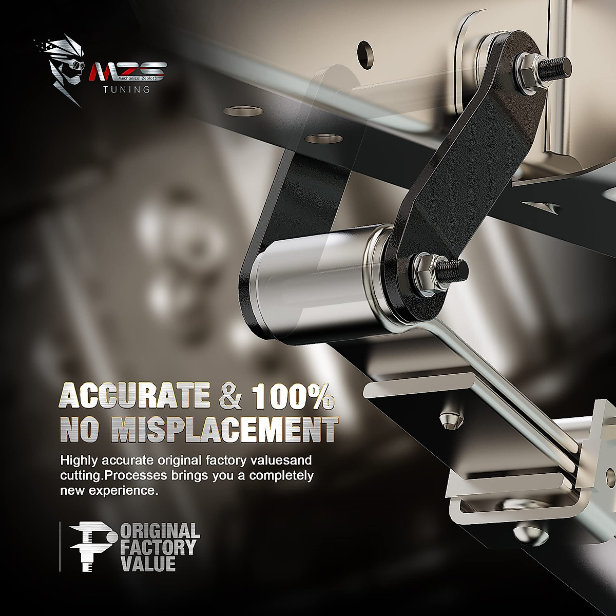 MZS Leveling Kit, 2" Front Lift Strut Spacers & 2" Rear Lift Shackles Compatible with 2005-2024 Frontier/2005-2015 Xterra 2WD 4WD 2X2 4X4